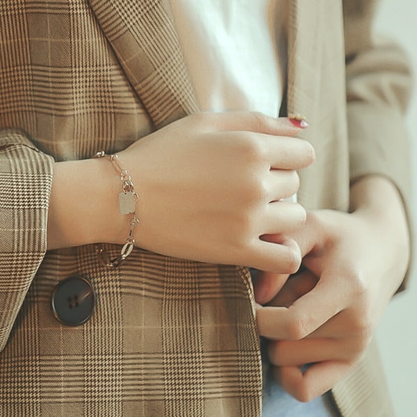 Silver Good Luck Chain Bracelet | Classy Women Collection